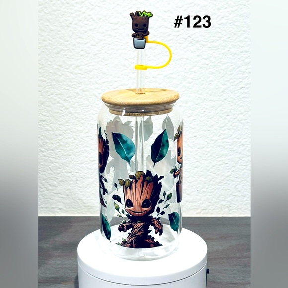 Rosa’s creativity homemade | Art | Groot Themed Glass Art With Bamboo ...